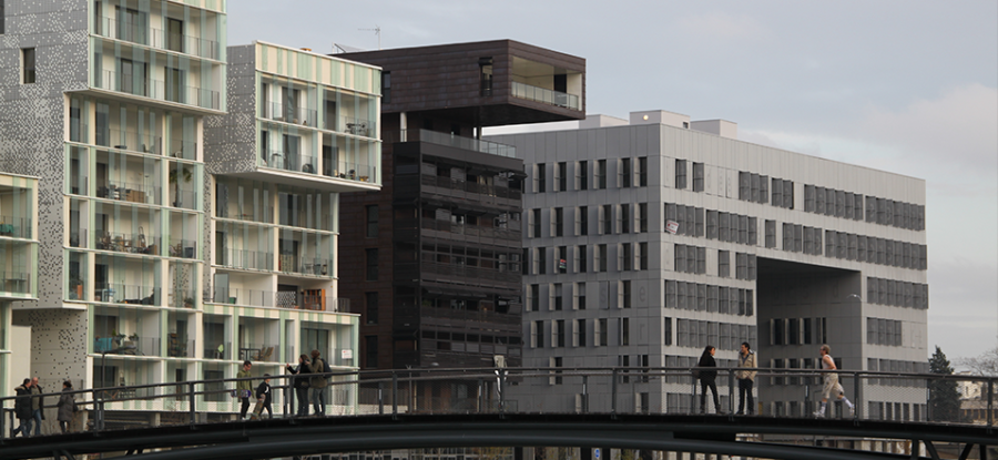 Lyon, confluence architecturale - Light ZOOM Lumière
