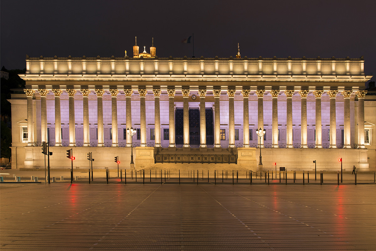 Palais de Justice de Lyon, lumière et temporalité - Light ZOOM Lumière