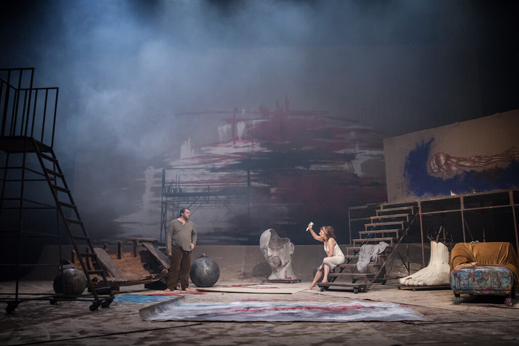 Tableau d'une exécution, quand la peinture entre en scène