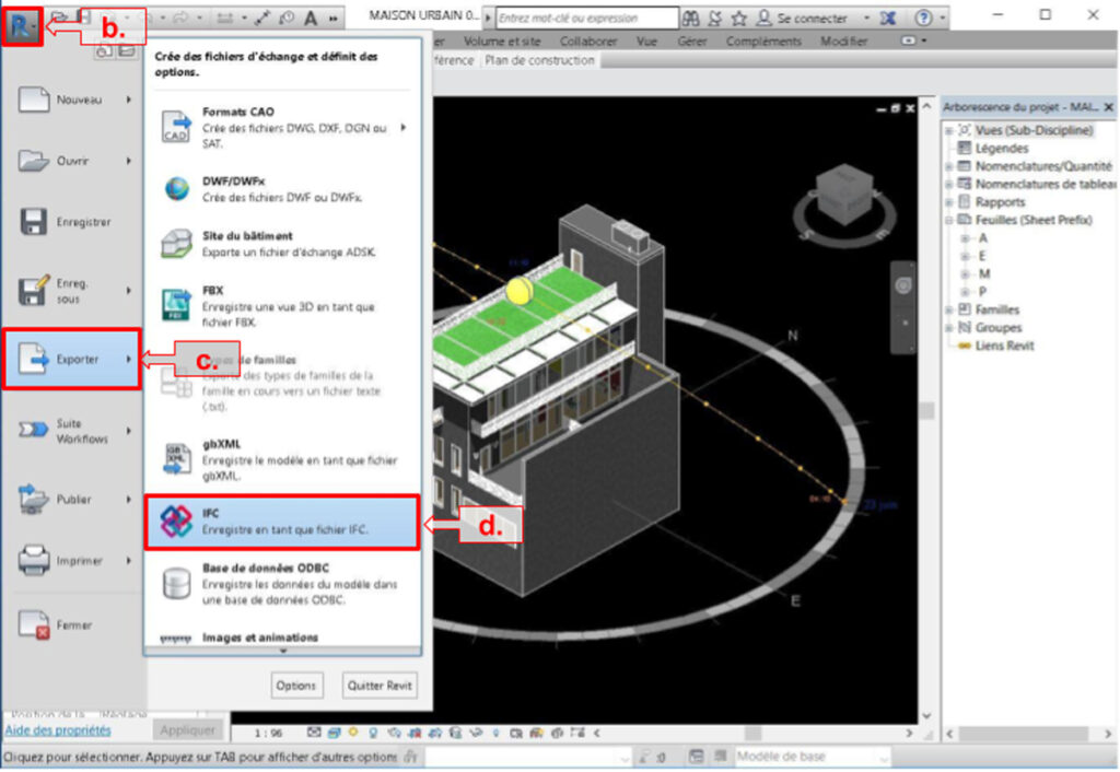 DIALux evo 7 : tutoriel pour importer un fichier IFC de Revit