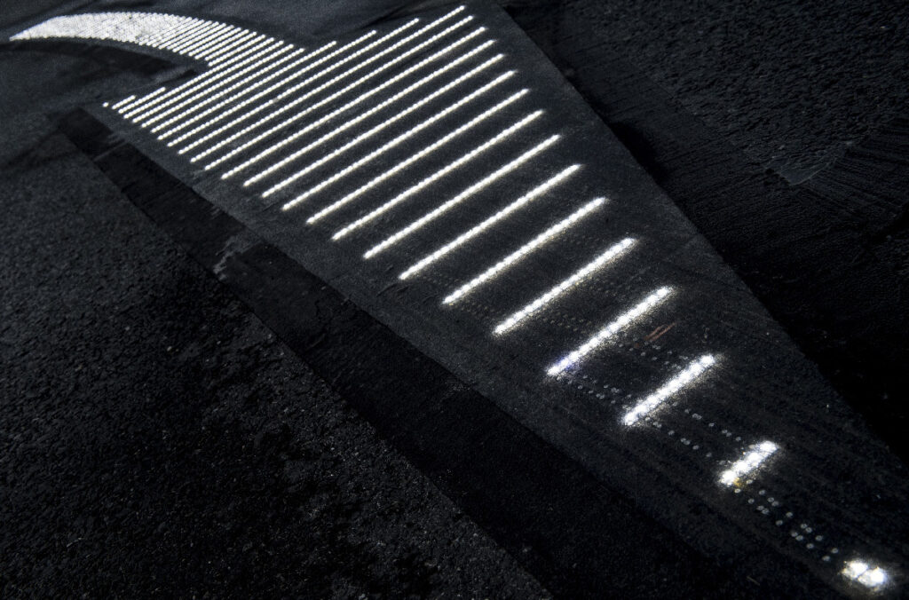 Zébra LED : Colas et le CEA Tech testent Flowell en Vendée