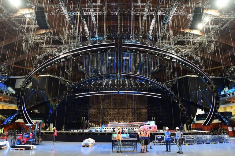 Eurovision 2018 backstage : éclairage, structure et scène - Light ZOOM