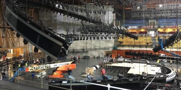 Eurovision 2018 backstage : éclairage, structure et scène - Light ZOOM