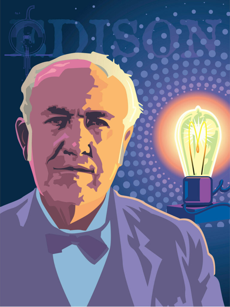 Lampe à incandescence, l’invention de Thomas Edison