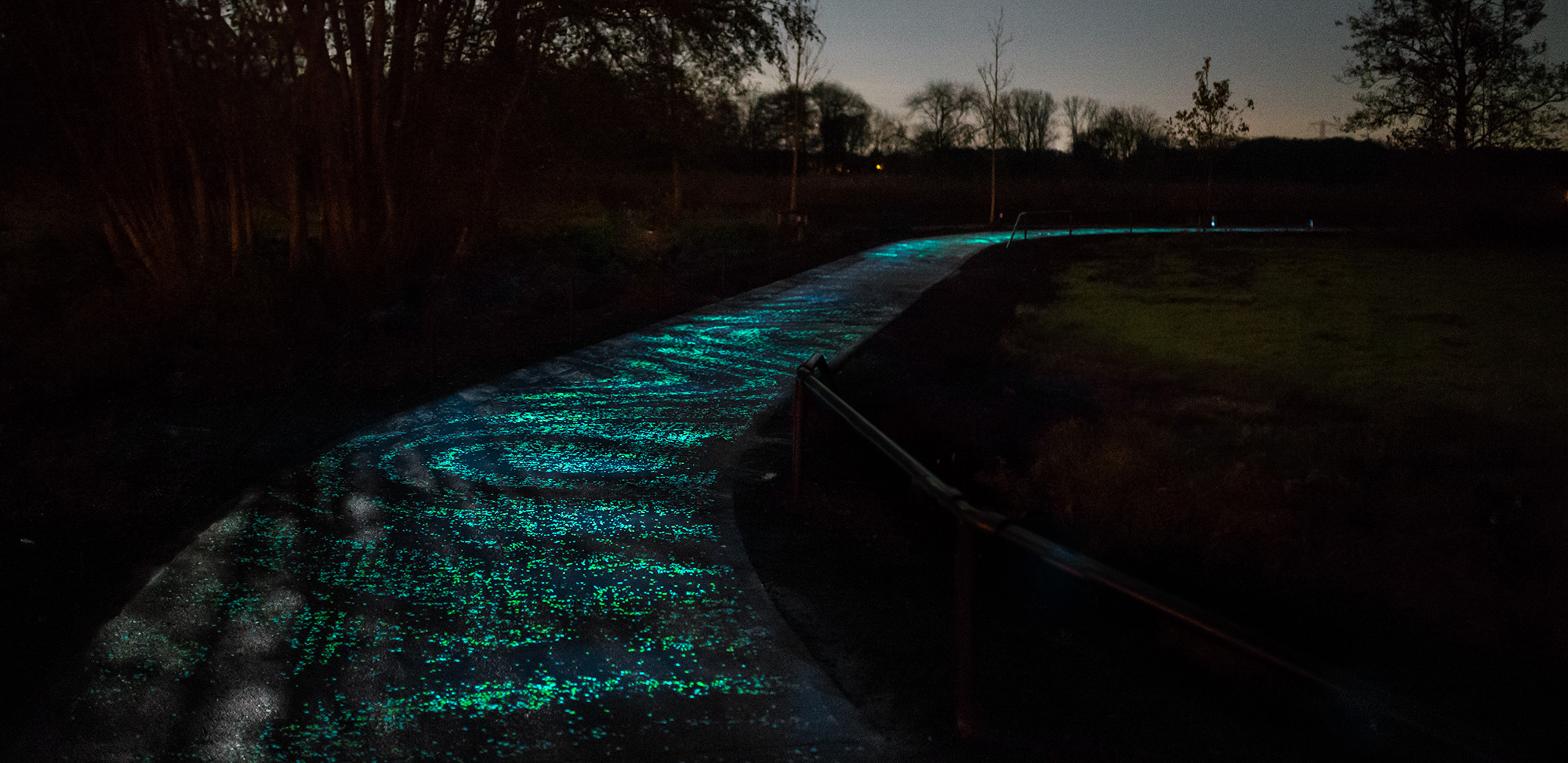 Van Gogh Path, la Nuit Étoilée phosphorescente de Roosegaarde