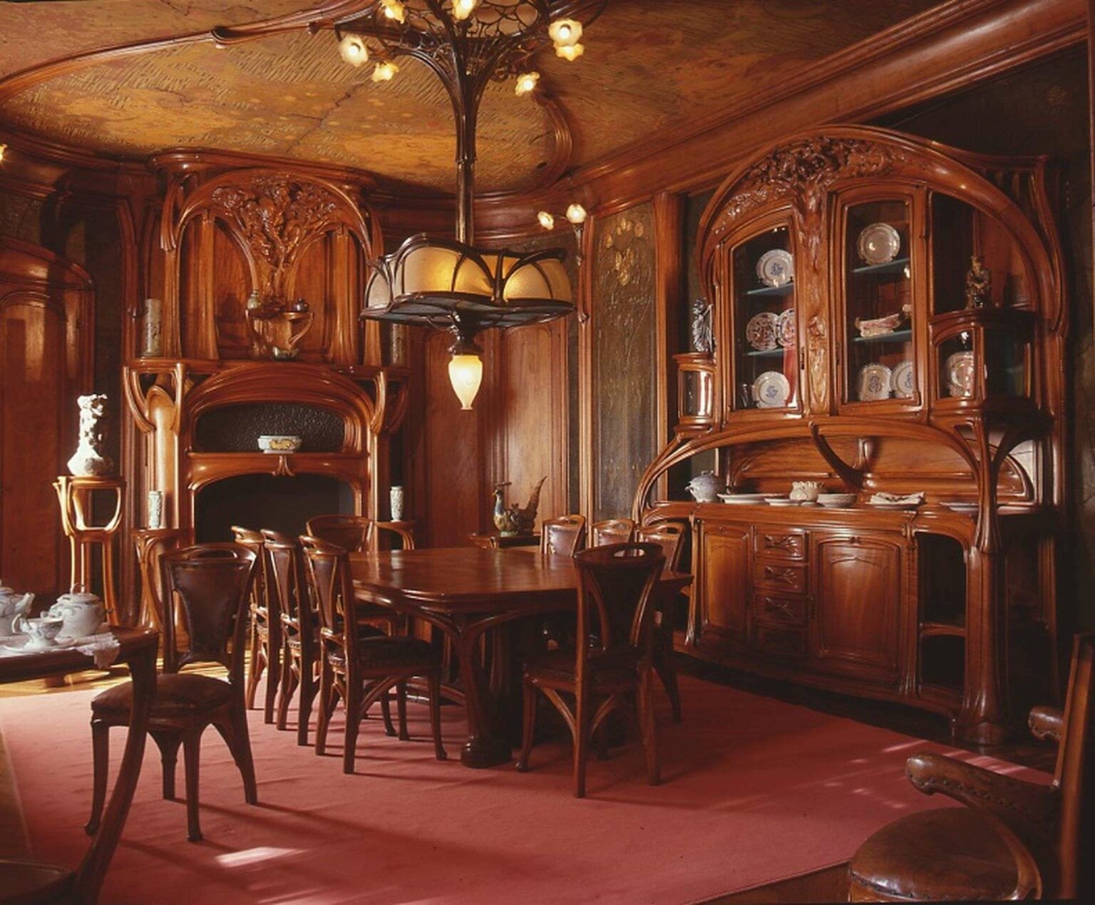 Les lampes Art Nouveau de l’École de Nancy en verrerie