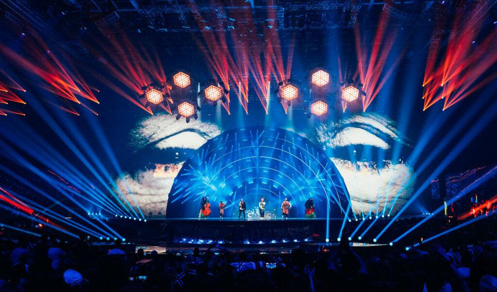 Eurovision 2022 backstage : éclairage, structure et scène