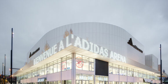 Adidas Arena, luminaires intérieurs extérieurs de Paris 2024