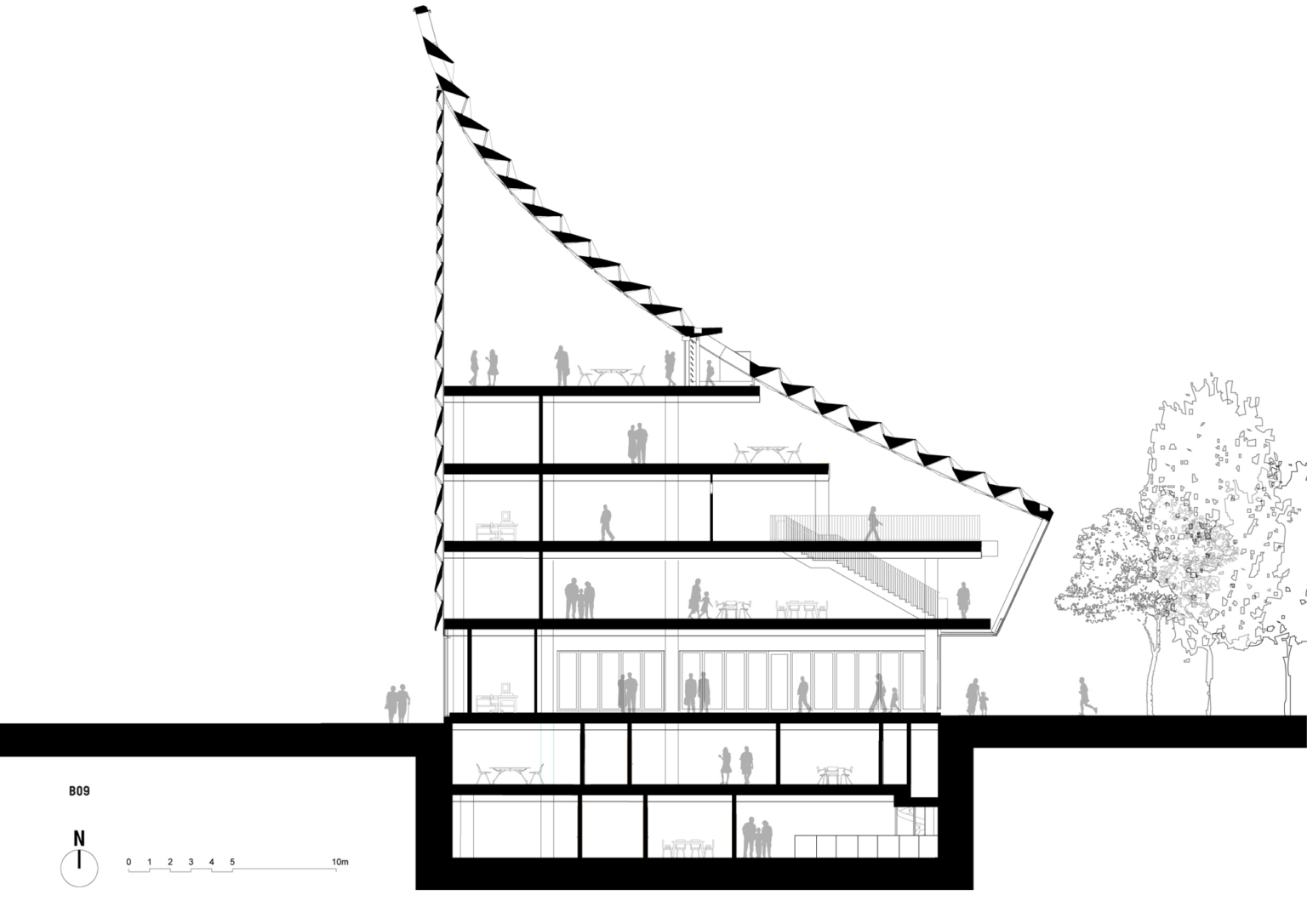 Lumineux centre culturel Phive de Manuelle Gautrand