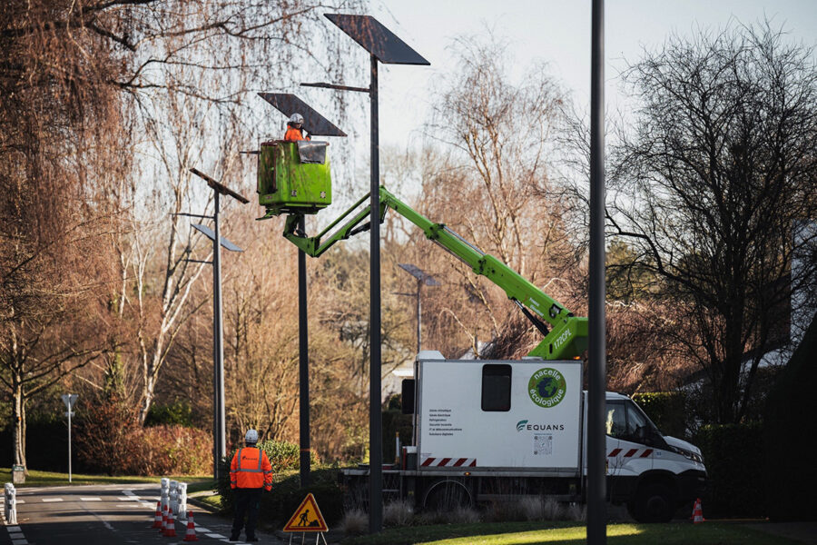 Villeneuve d’Ascq : éclairage solaire innovant avec Equans