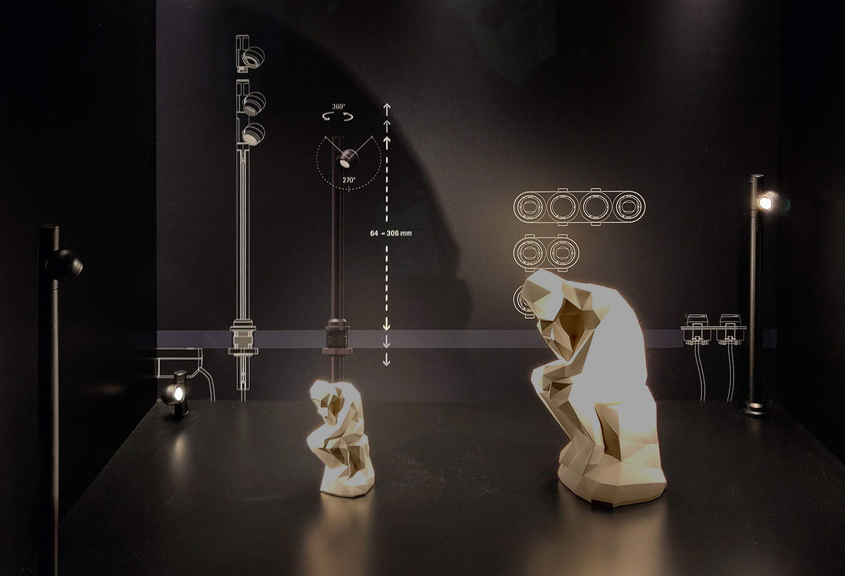 Erco Axis : lumière miniaturisée pour l'éclairage des vitrines