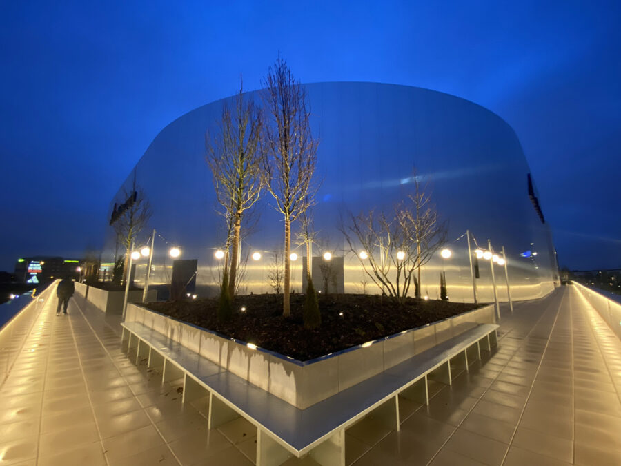 Adidas Arena, luminaires intérieurs extérieurs de Paris 2024