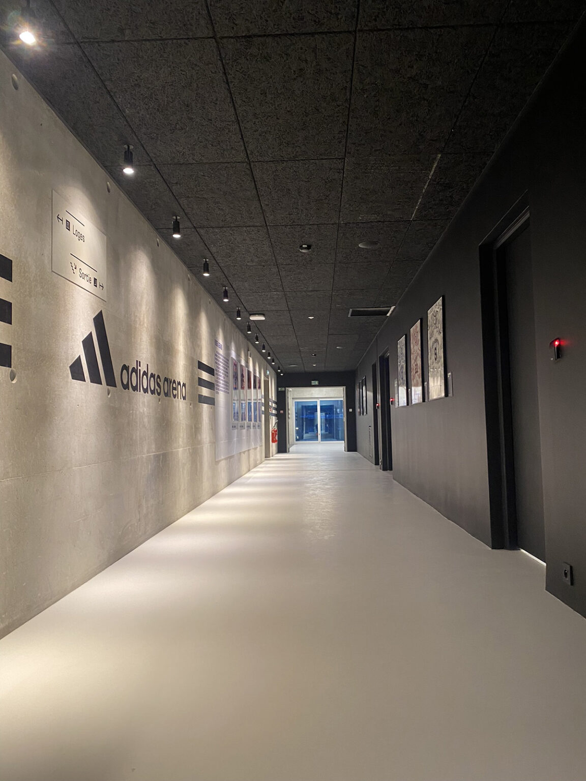 Adidas Arena, luminaires intérieurs extérieurs de Paris 2024