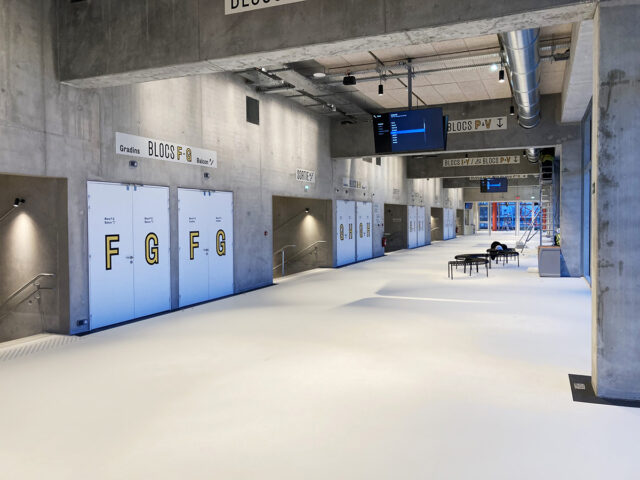 Adidas Arena, luminaires intérieurs extérieurs de Paris 2024