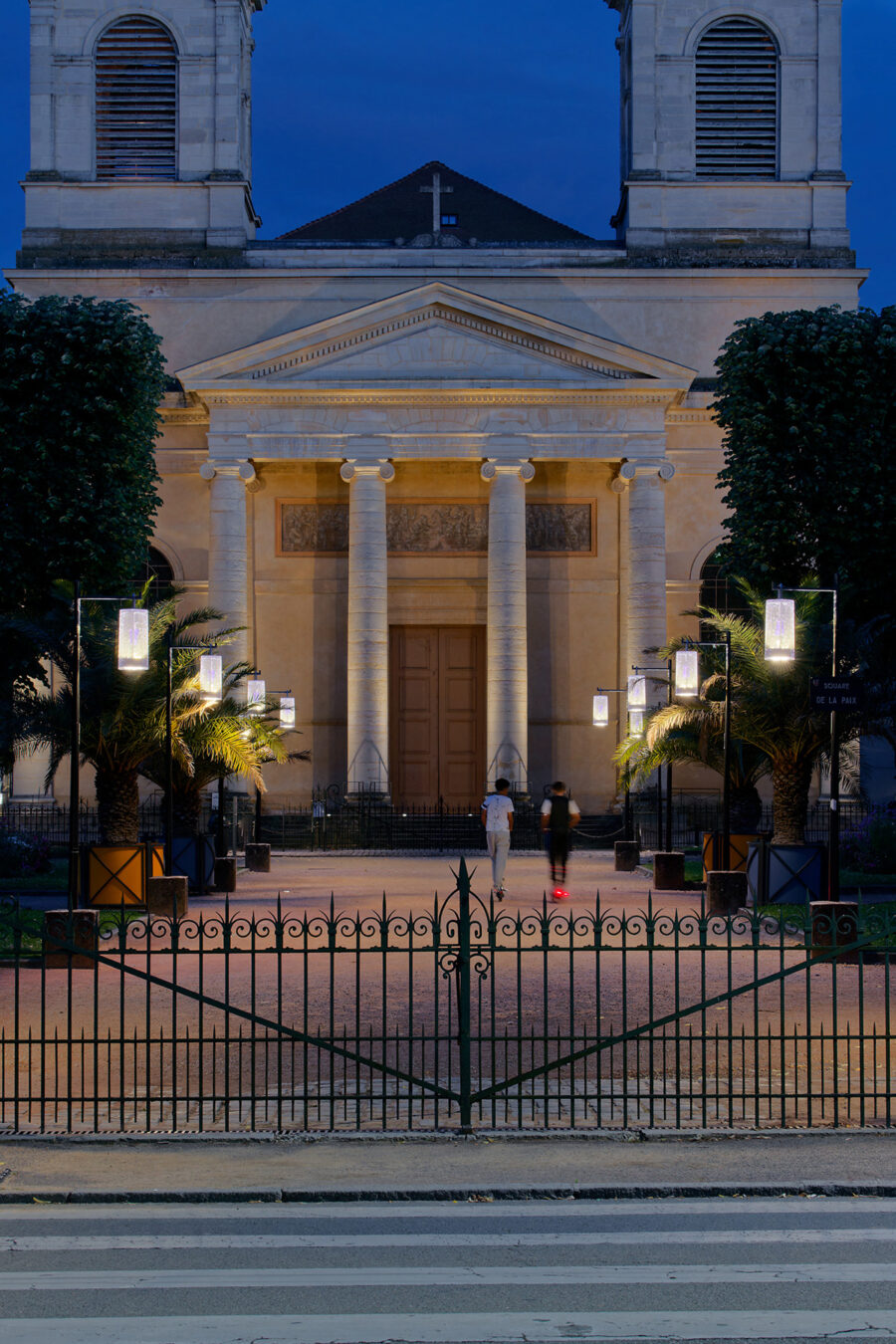 Mâcon : nouvel éclairage urbain magique du centre-ville
