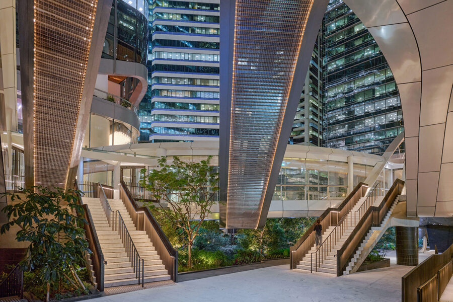 Lumière sur Taikoo Place à Hong Kong, par Speirs Major