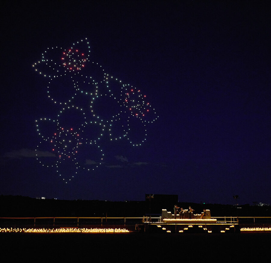 Drone art show 2026 de Paris à Lyon avec 1000 drones lumineux